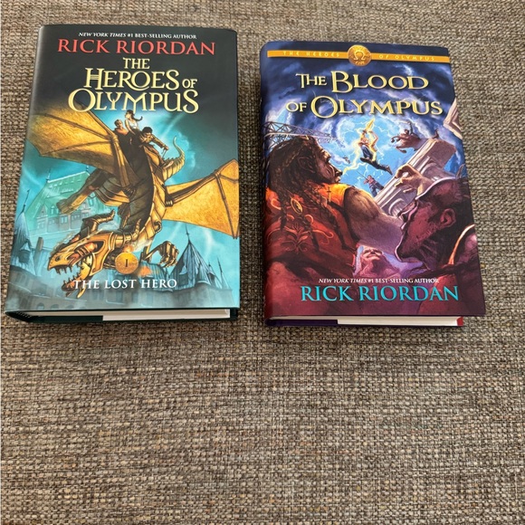 Other | Lot Of 2 The Heroes Of Olympus Book And The Blood Of Olympus By ...